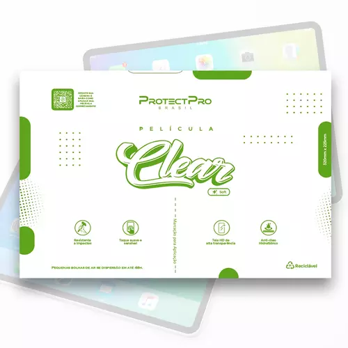 Película TPU Clear — Tablet 13" (25 unidades) - ProtectPro Brasil